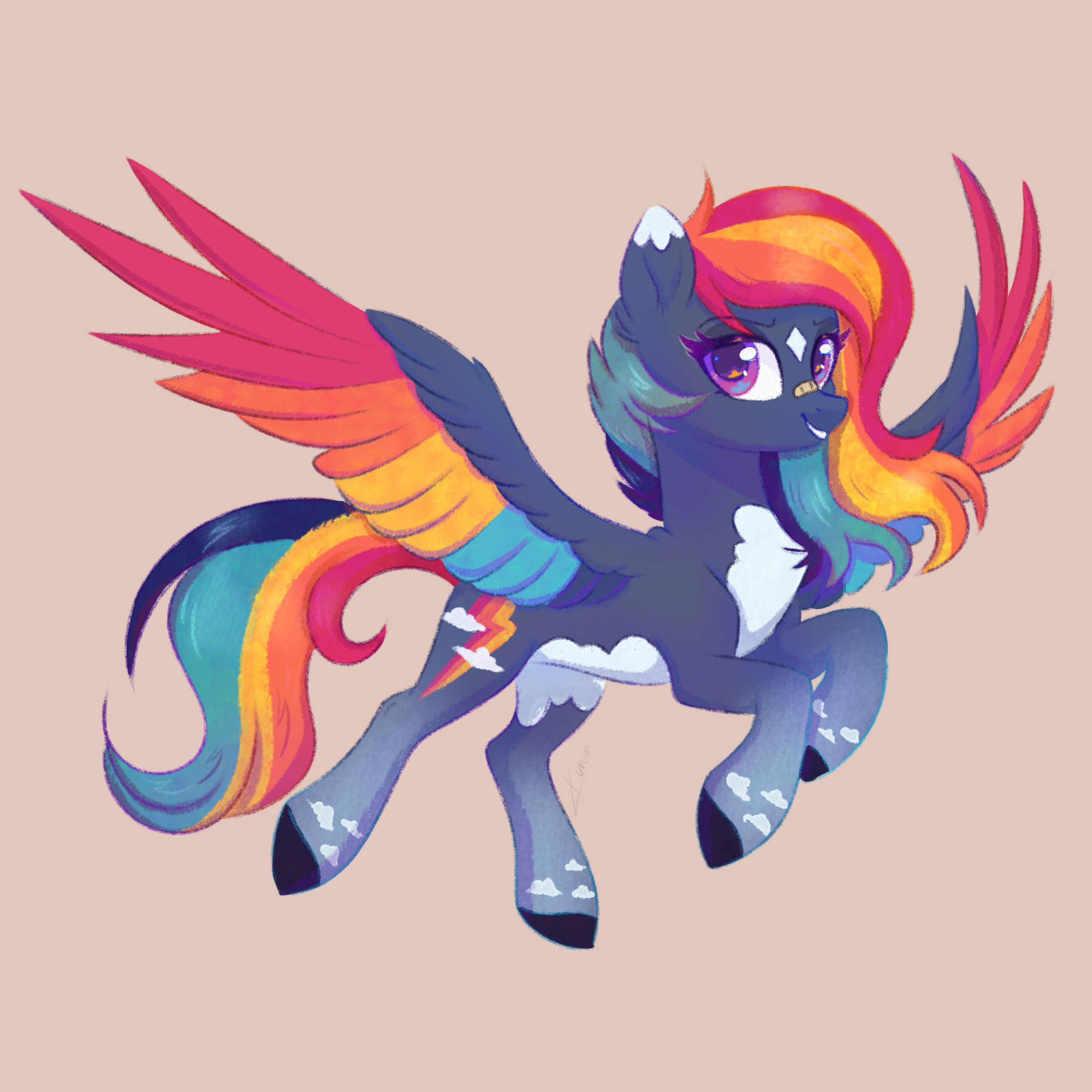 #3602006 - safe, artist:kuro, rainbow dash, pony, g4, alternate design ...