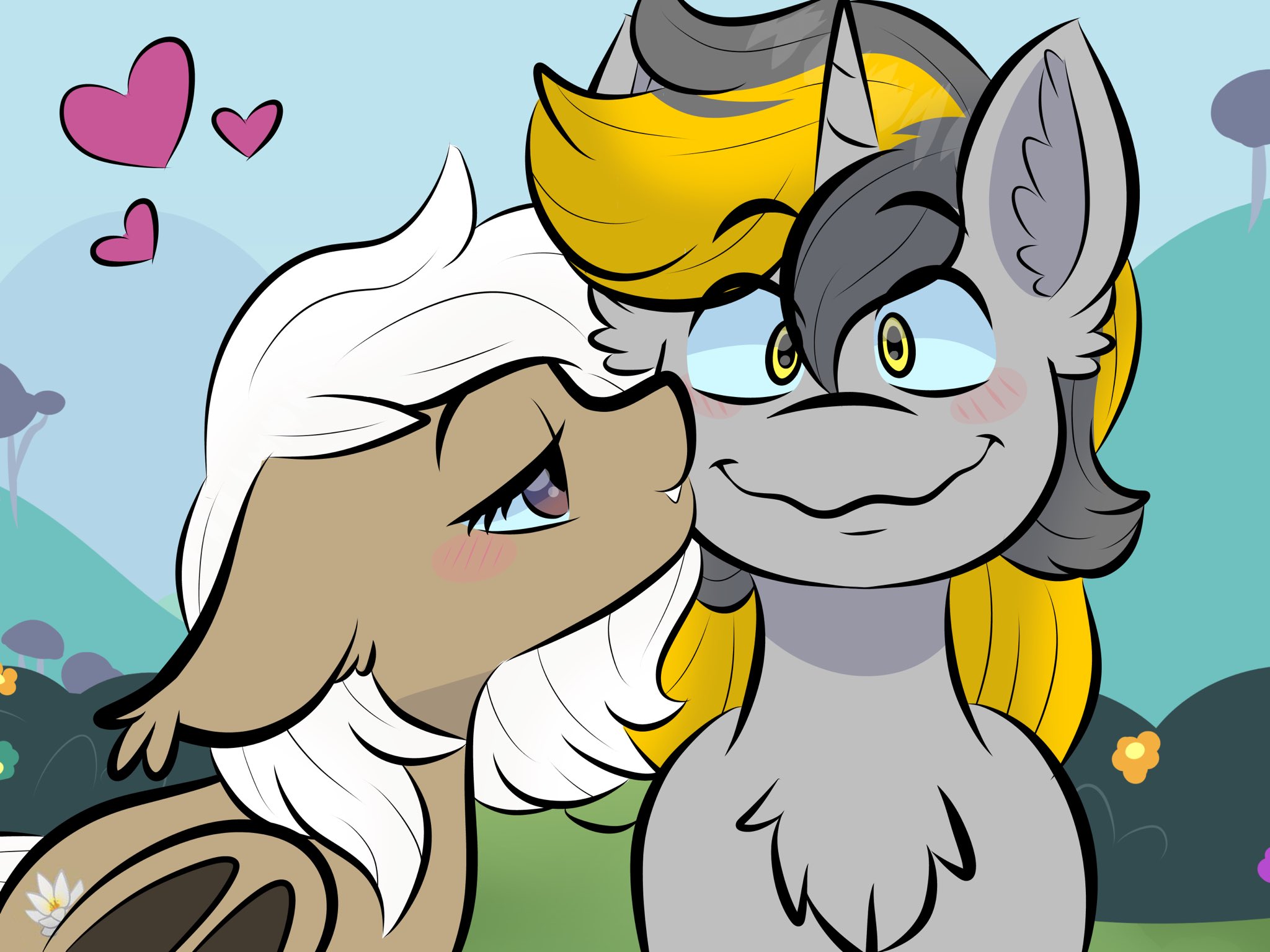 #3602016 - safe, artist:doodle-hooves, oc, oc only, oc:aurora blossom, oc:venture heart, bat ...