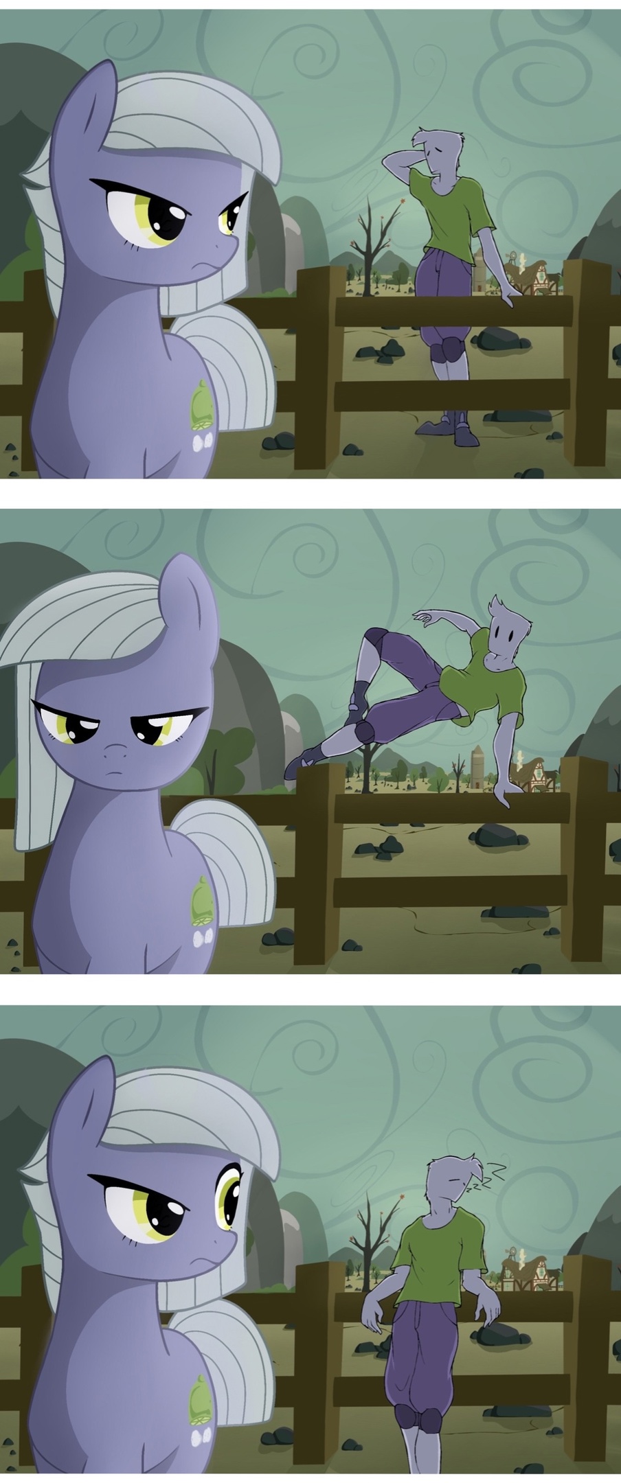 #3602519 - safe, artist:2starts2, limestone pie, earth pony, human ...