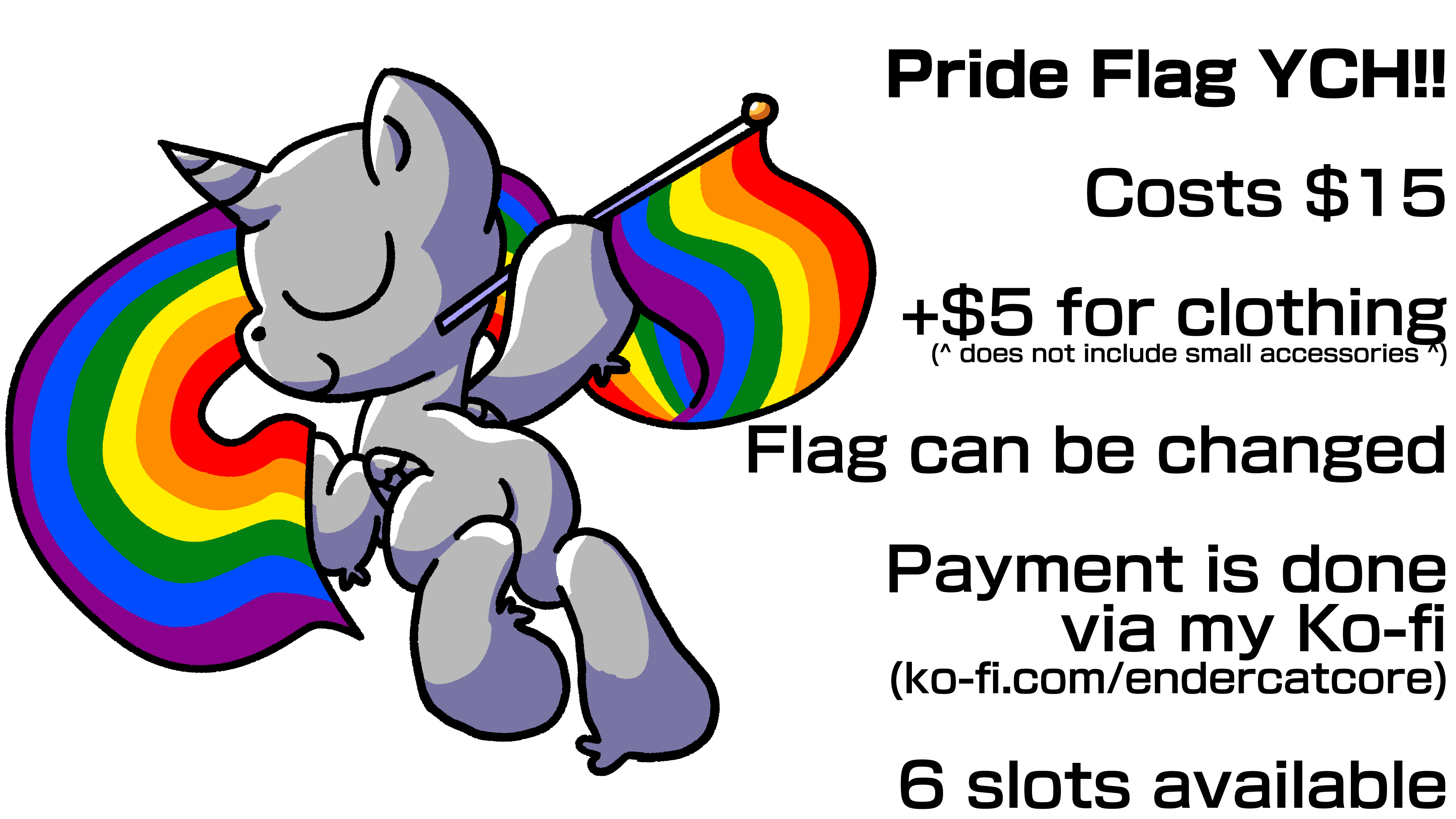 #3625626 - safe, artist:endercatcore, alicorn, pony, commission, pride, pride flag, simple ...