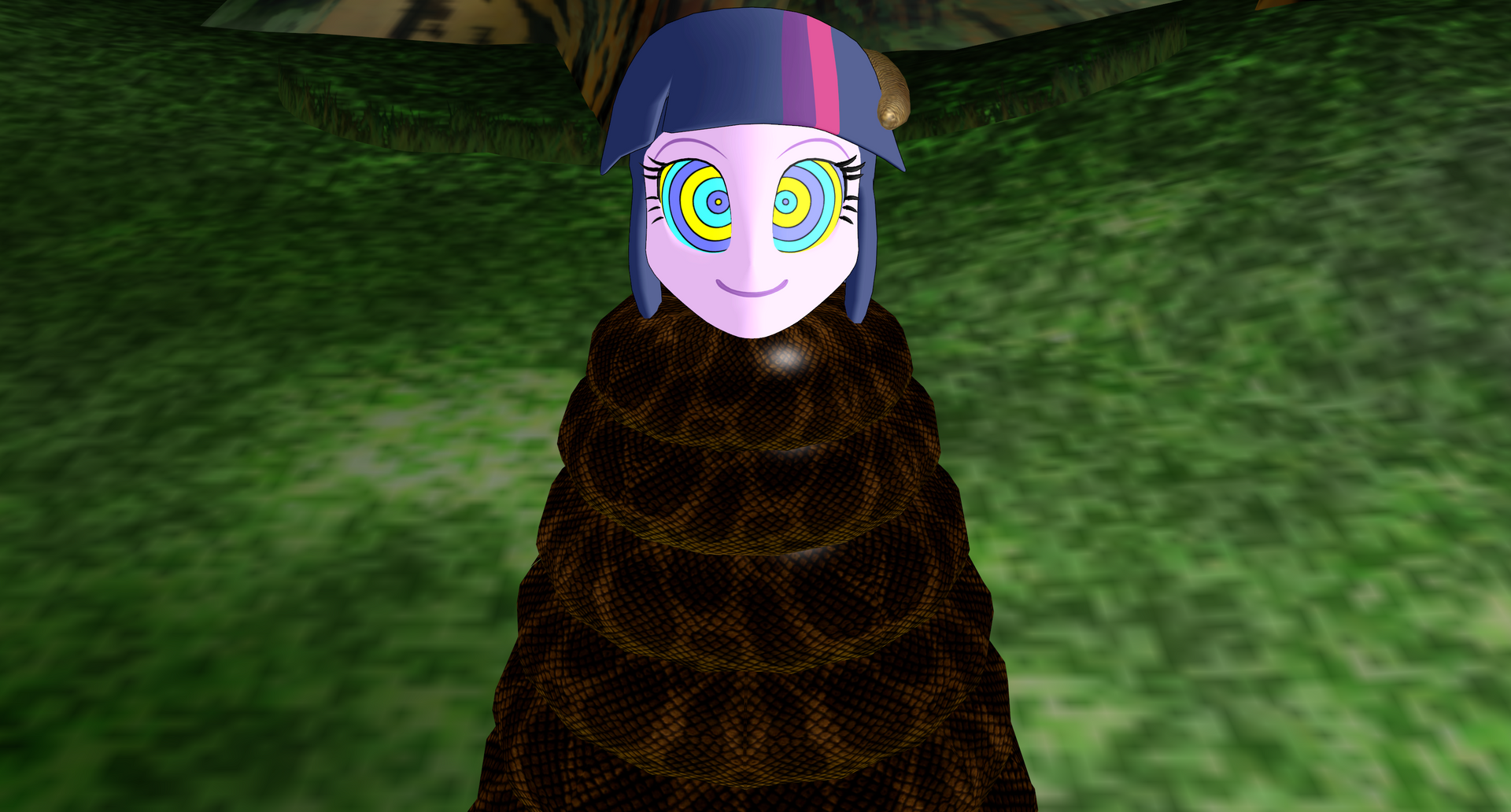 #3625912 - safe, artist:a-new-recipeh, twilight sparkle, human, snake ...