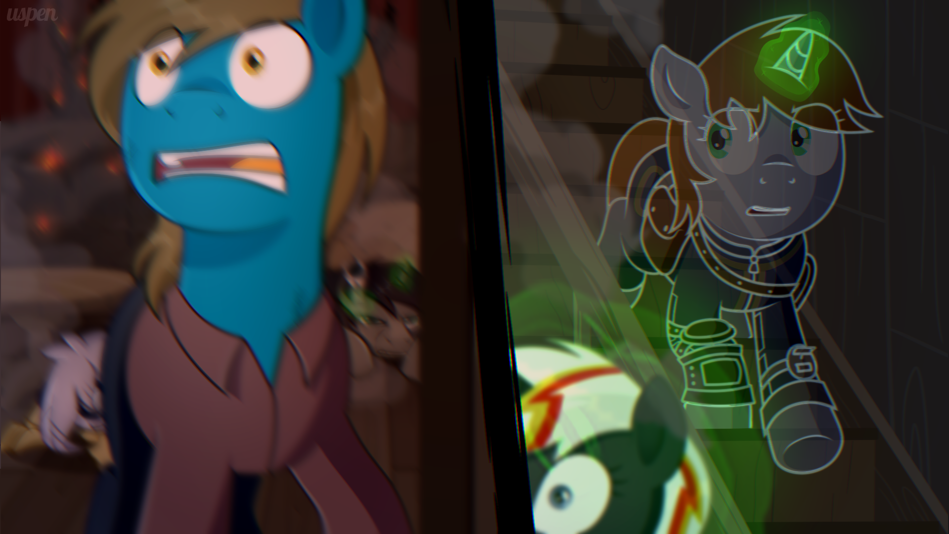 #3616513 - safe, artist:uspen, oc, oc only, oc:gawdyna grimfeathers, oc ...