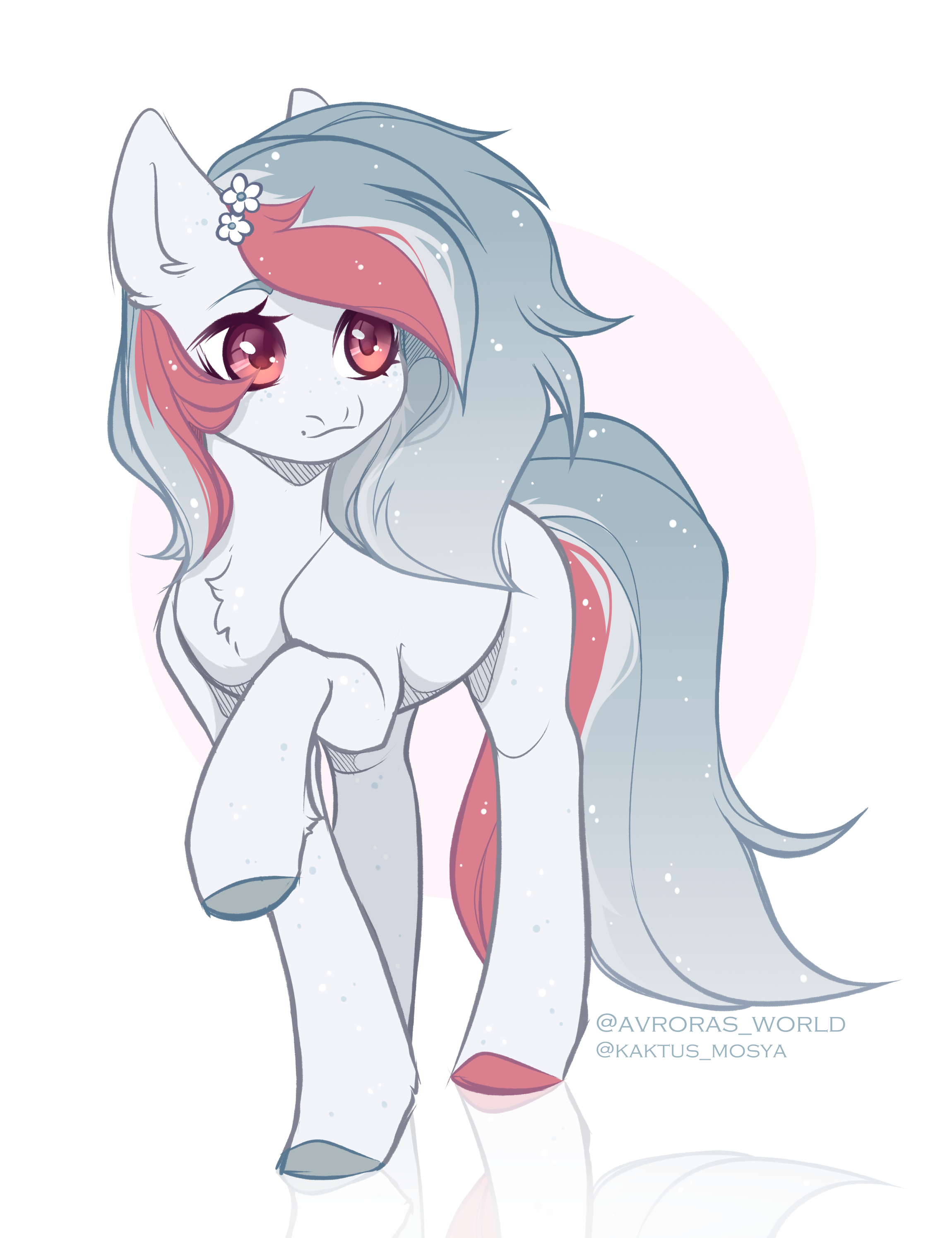 #3627694 - safe, artist:avroras_world, oc, oc only, earth pony, pony, abstract background, chest ...