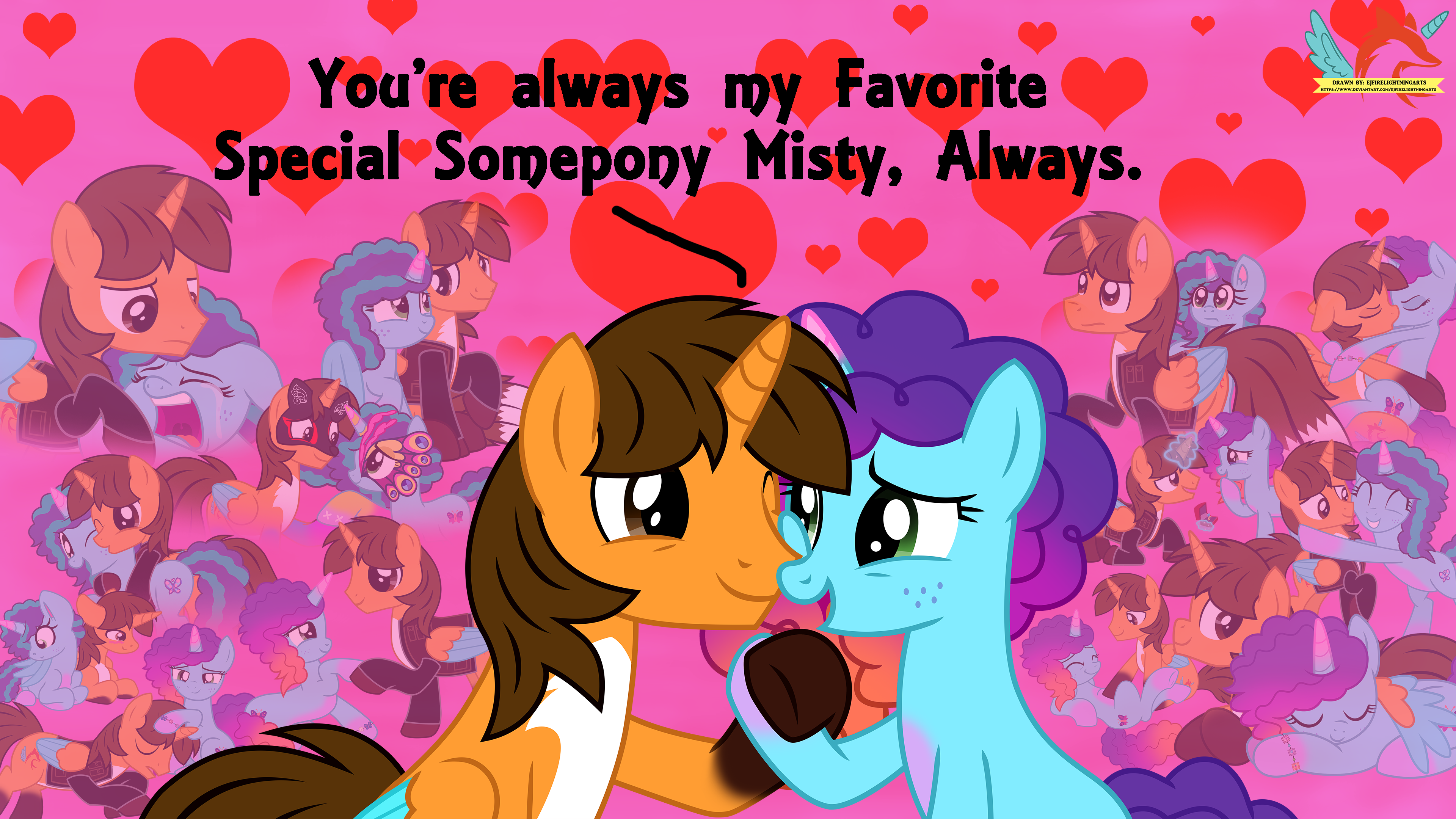 #3628712 - safe, artist:ejlightning007arts, misty brightdawn, oc, oc:ej ...