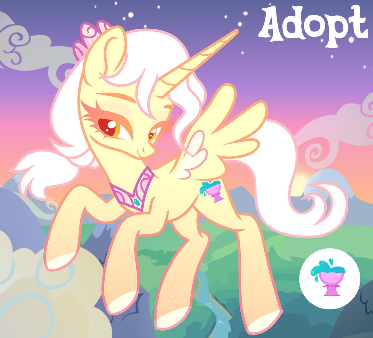 #3629133 - safe, artist:vi45, oc, oc only, alicorn, pony, concave belly, female, mare, outdoors ...