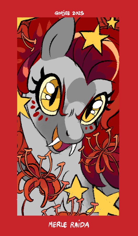 #3617197 - safe, artist:gorjee-art, oc, oc only, oc:merle raida, bat pony, pony, bat pony oc ...