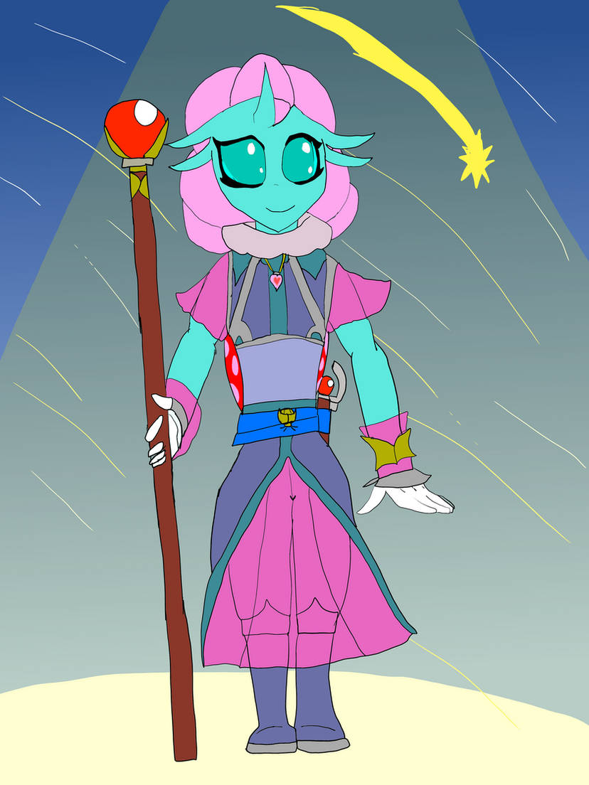 #3641433 - safe, artist:spiders123, ocellus, changeling, anthro, g4, my ...