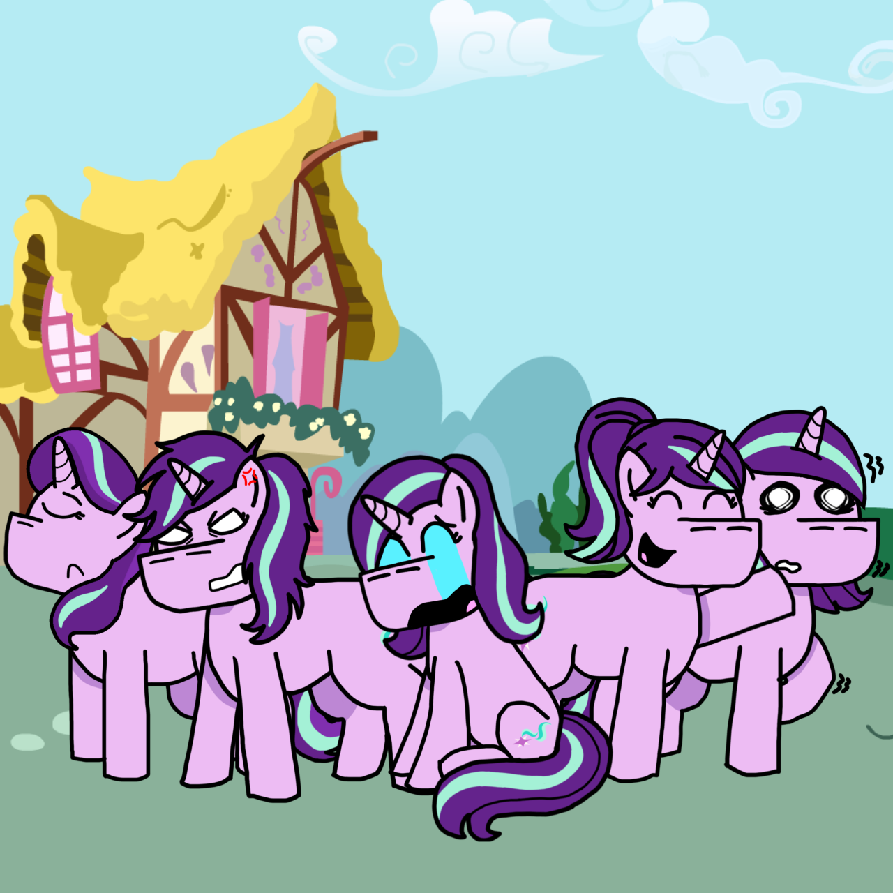 #3644121 - safe, artist:josephthedumbimpostor, starlight glimmer, pony ...