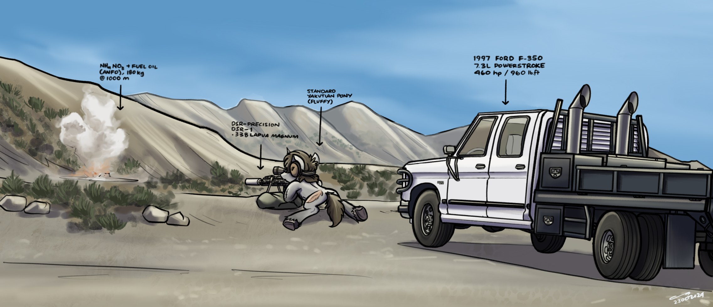 #3644186 - safe, artist:buckweiser, oc, oc only, oc:bush ranger, pony ...