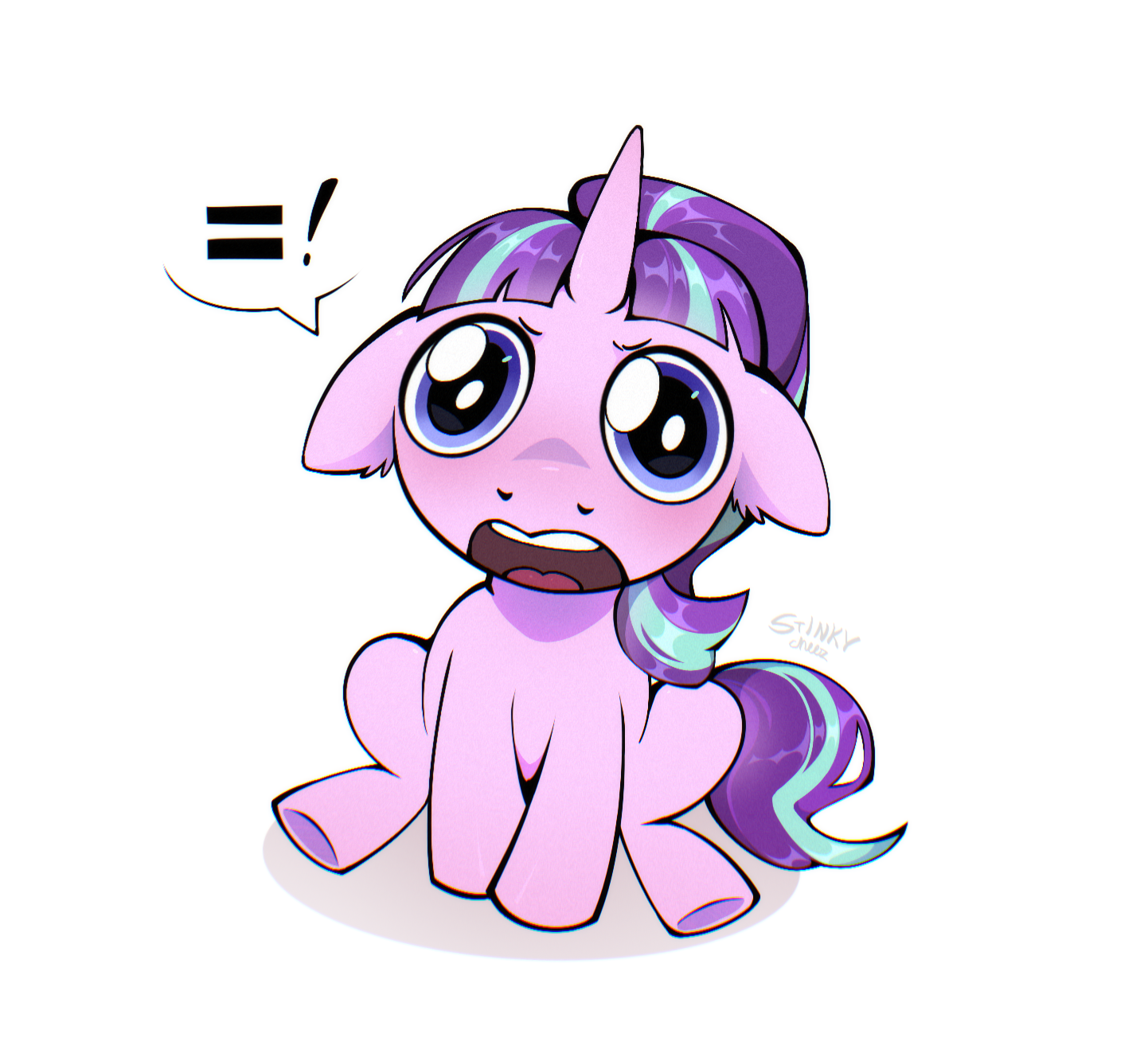 #3648858 - safe, artist:stinkycheez, starlight glimmer, pony, unicorn ...