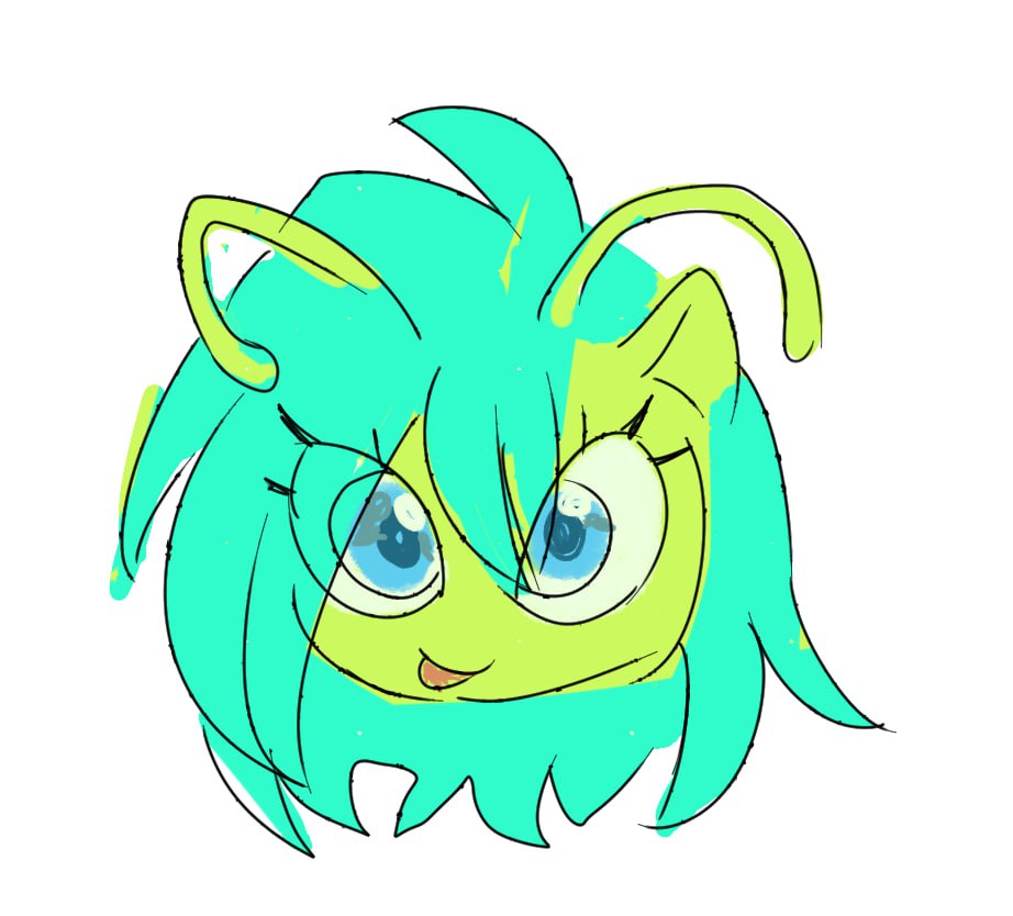 #3637983 - safe, artist:mint1mango, oc, oc only, oc:starzie, alien ...