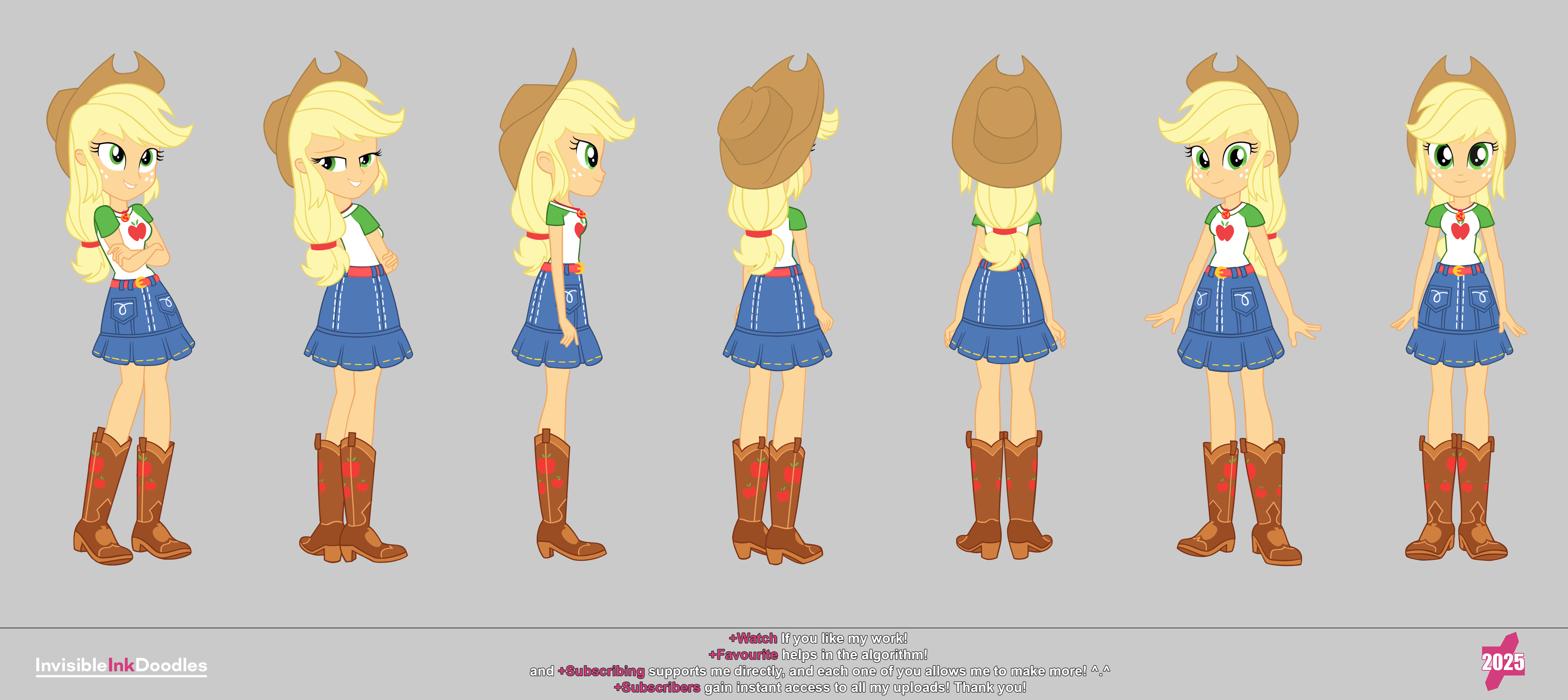 #3659601 - safe, artist:invisibleink, applejack, human, equestria girls ...