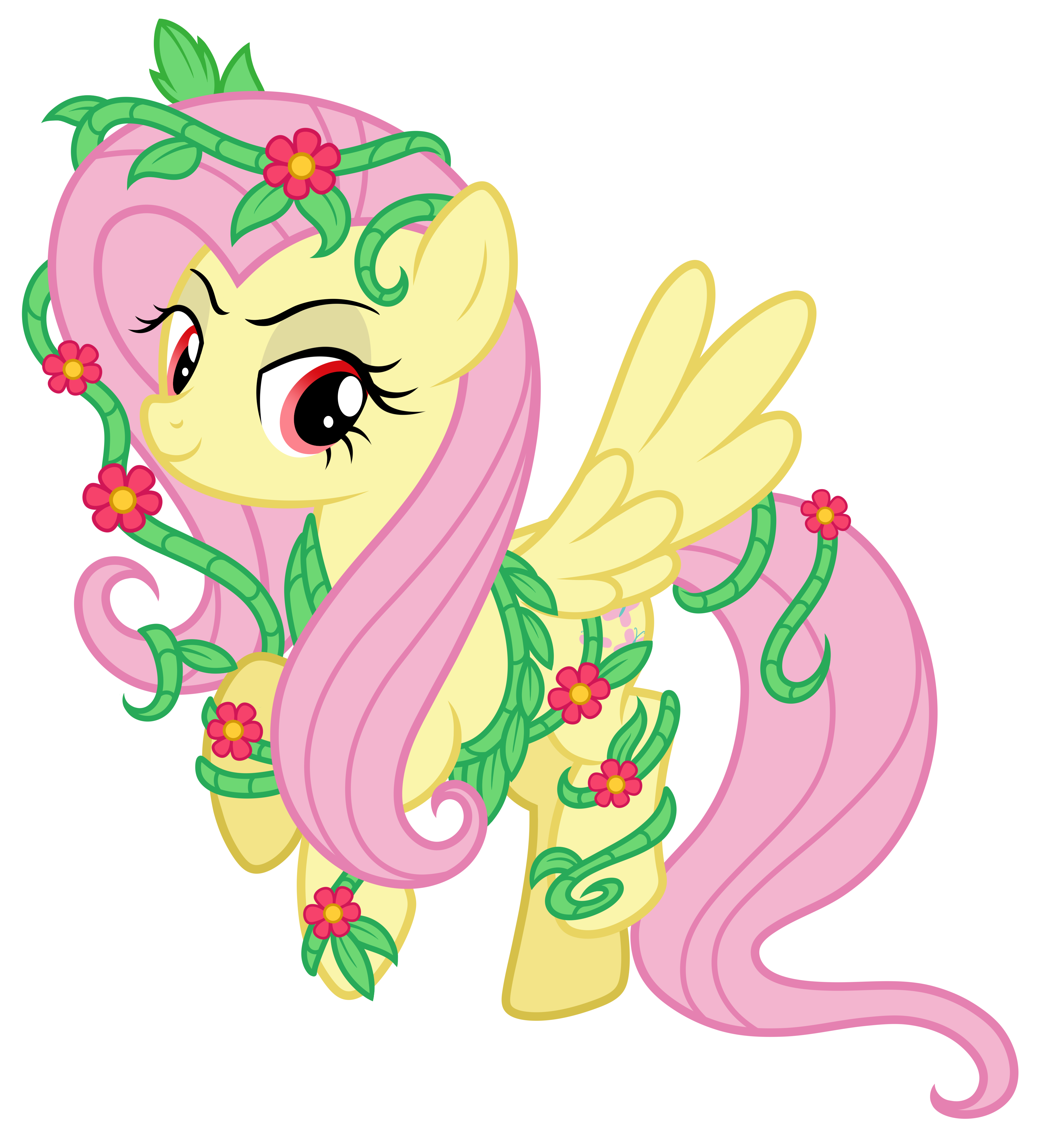 #3652310 - safe, artist:angellight-vectors, idw, fluttershy, pegasus ...