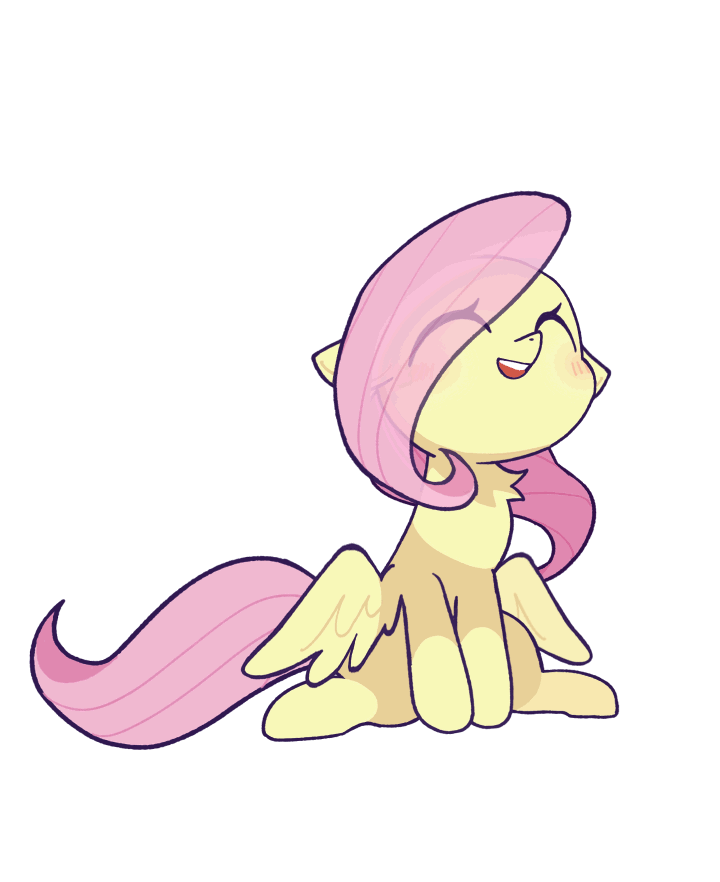 #3655573 - safe, artist:izuchi, fluttershy, pegasus, pony, g4, animated ...