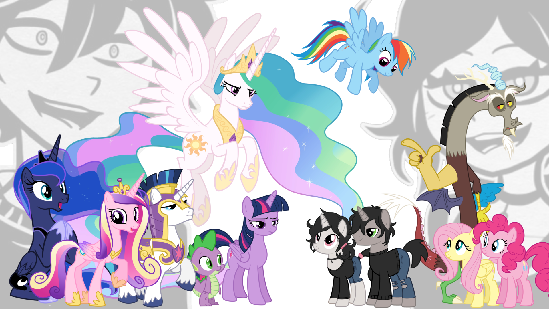 #3674767 - safe, artist:edy_january, artist:starryshineviolet, editor:edy_january, discord ...