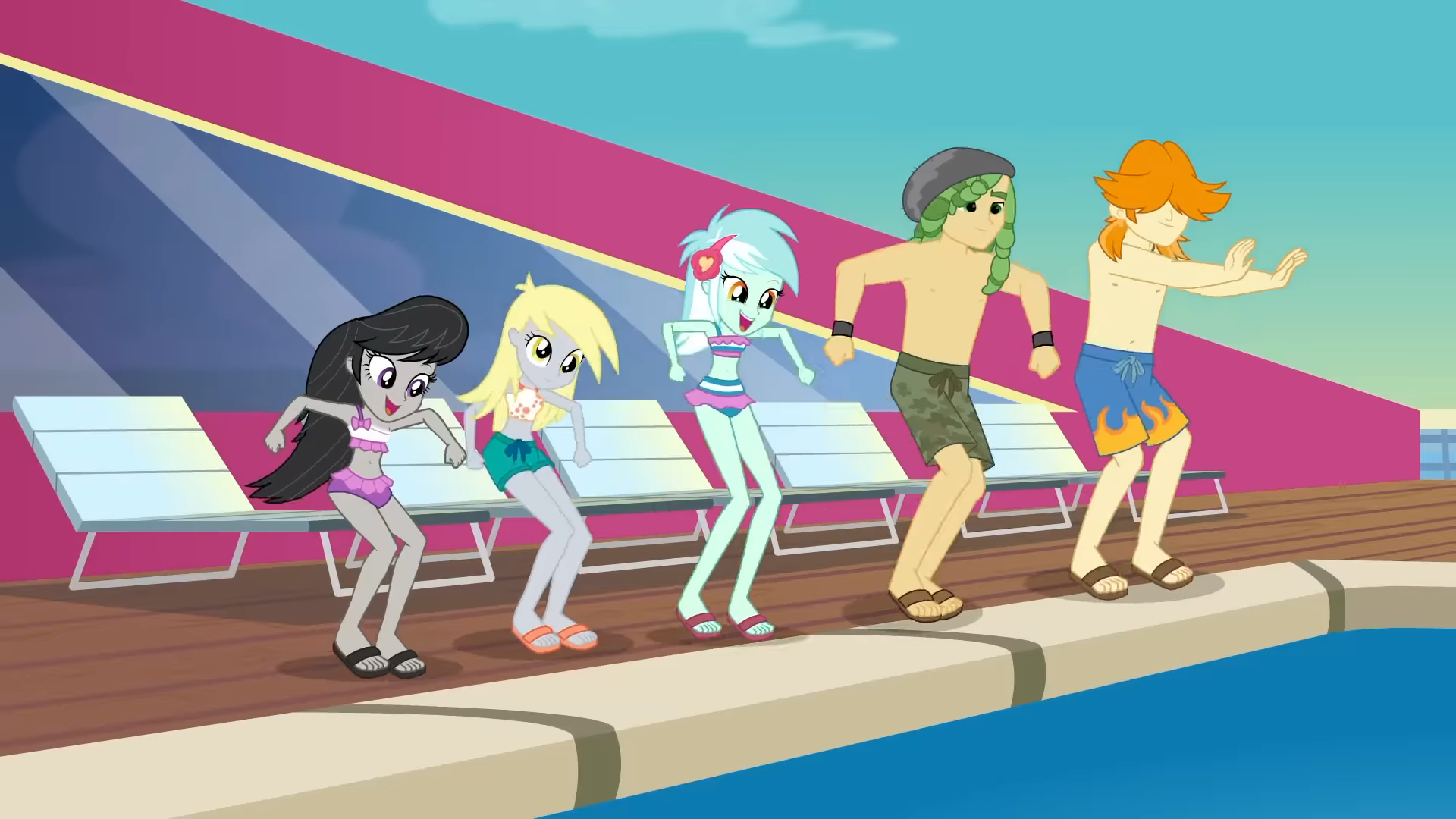 #3679227 - safe, screencap, derpy hooves, lyra heartstrings, octavia ...