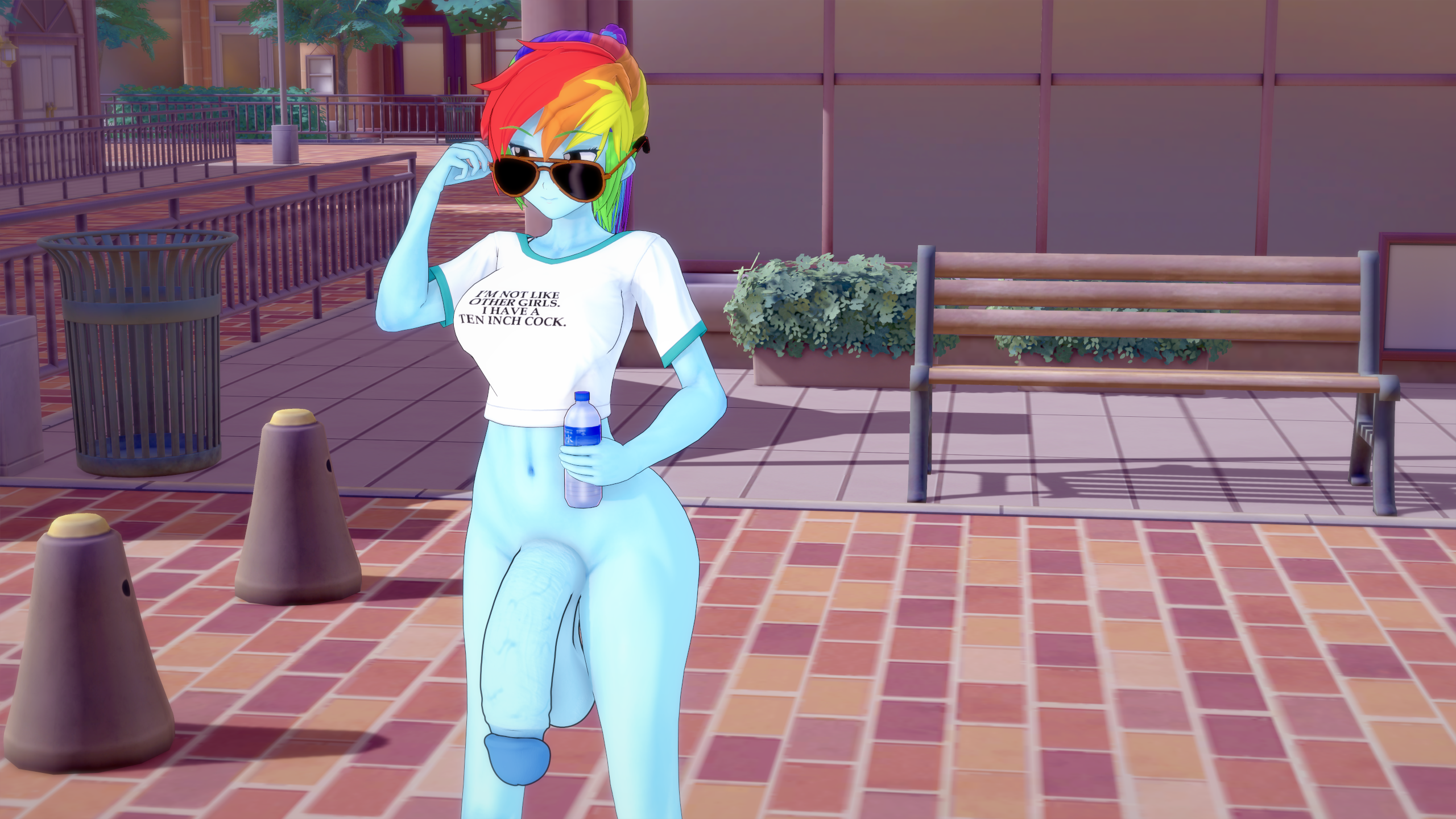 #3670886 - explicit, artist:misunderstoodsecrets, rainbow dash, human, equestria girls, g4, 16:9 ...