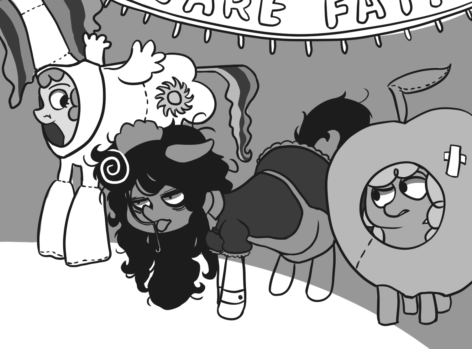 #3671638 - safe, artist:purigon_z, oc, oc:floor bored, earth pony, pony ...