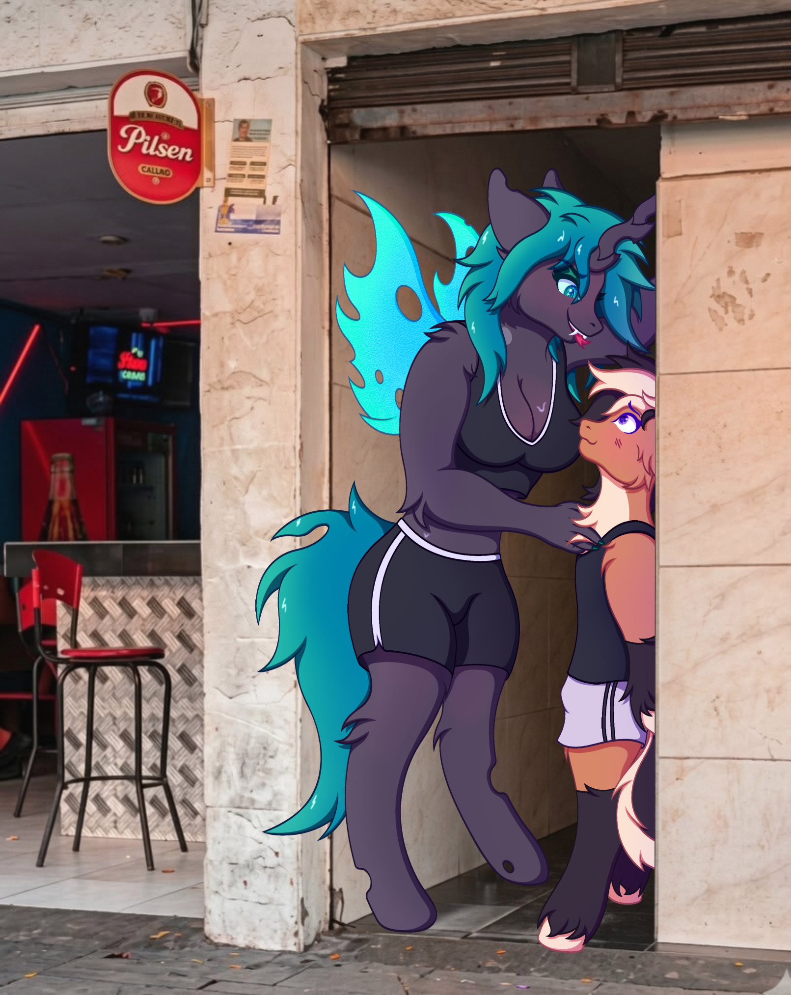#3824835 - safe, artist:autumnsfur, queen chrysalis, oc, oc:autumnsfur ...