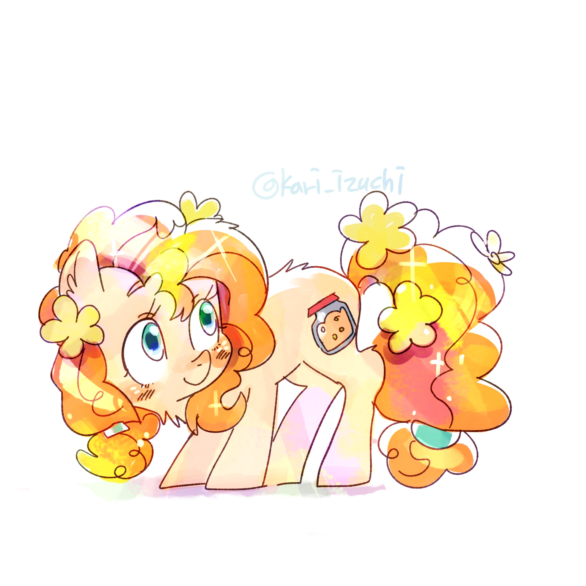 #3830605 - safe, artist:izuchi, pear butter, earth pony, pony, g4 ...